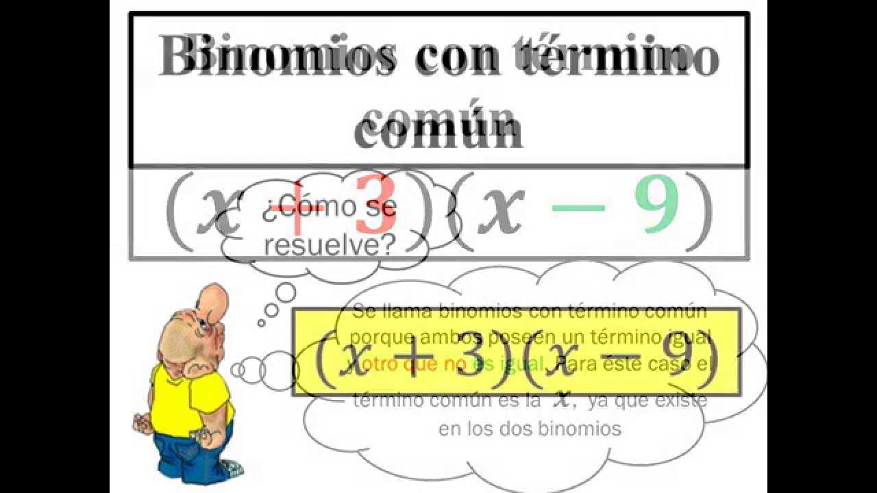 Binomios con Término Común - YouTube