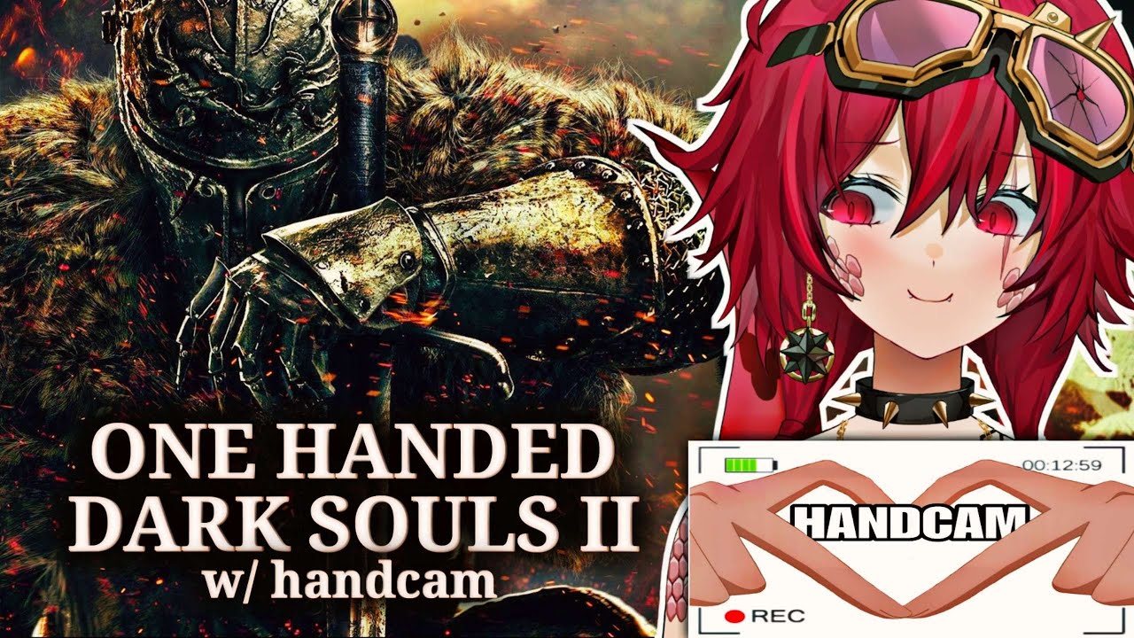 IM NOT A FEET STREAMER! | ONE HANDED Run w/ Handcam [Dark Souls 2] Part ...