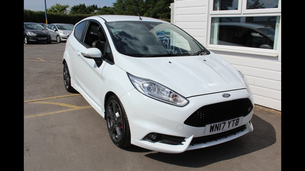 Ford FIESTA 1.6 (182ps) ST-3 in Frozen White | Winford Ford - YouTube