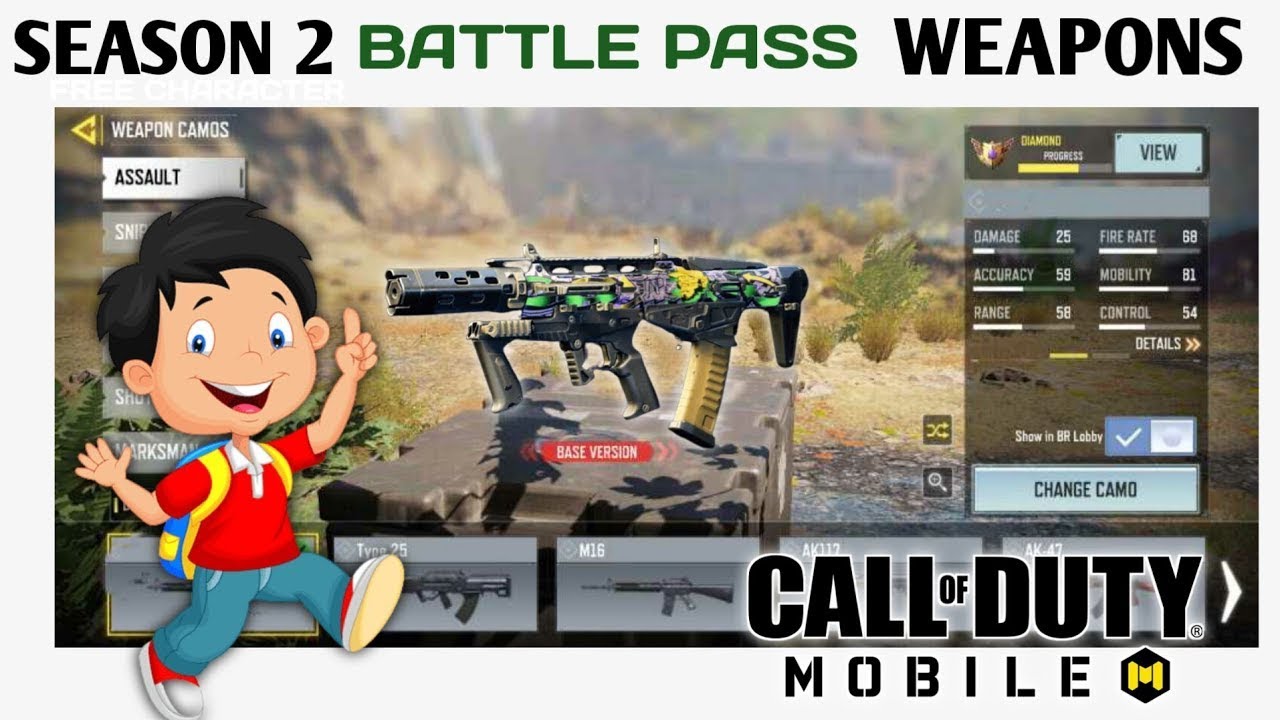 *New* Season 2 Battle pass Weapons Codm 2023 | Season 2 Latest News ...