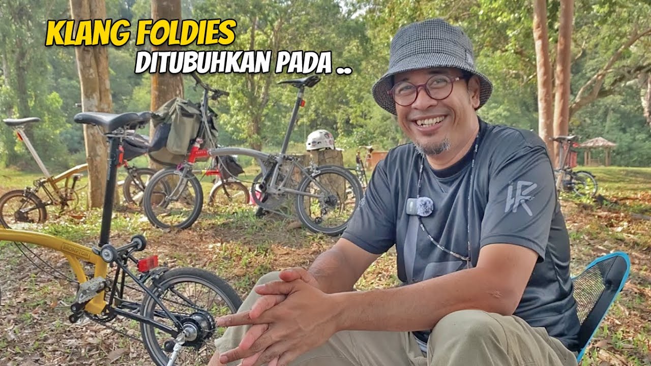 PIKNIK BOTANIK KLANG FOLDIES I kayuh santai makan je banyak tapi kayuh ...
