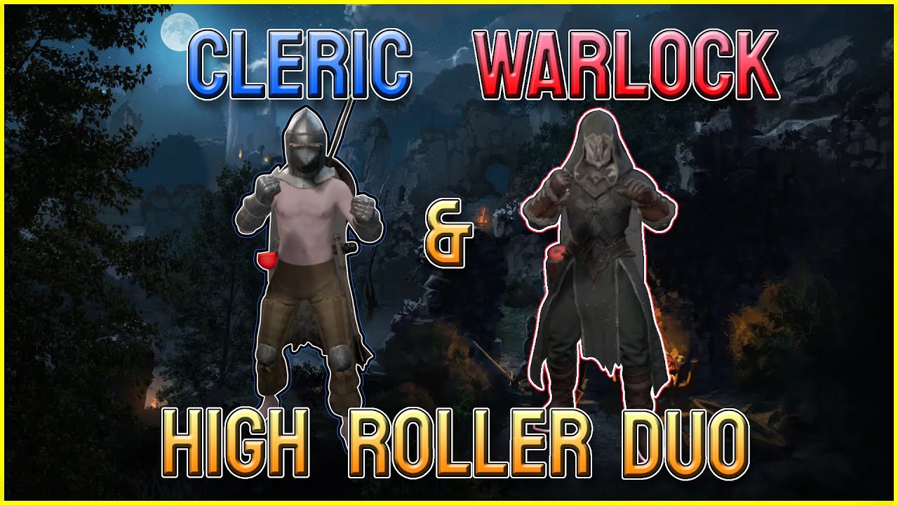 Warlock x Cleric HR Duo PVP & Lich Kill - Dark And Darker High Roller - YouTube