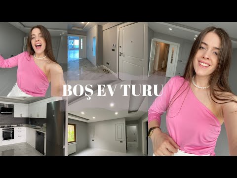 BOŞ EV TURU 🏡| 4+1 EVİMİZ | BEKLEDİĞİNİZ  DETAYLI  EV TURU | SONUNDA ÇEKTİK 🤩