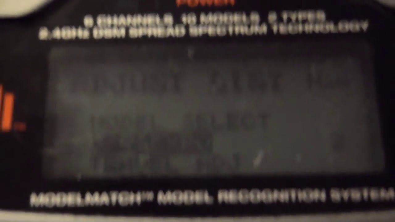 DX6i Tutorial #1: Setting up a new model in the Spektrum DX6i - YouTube