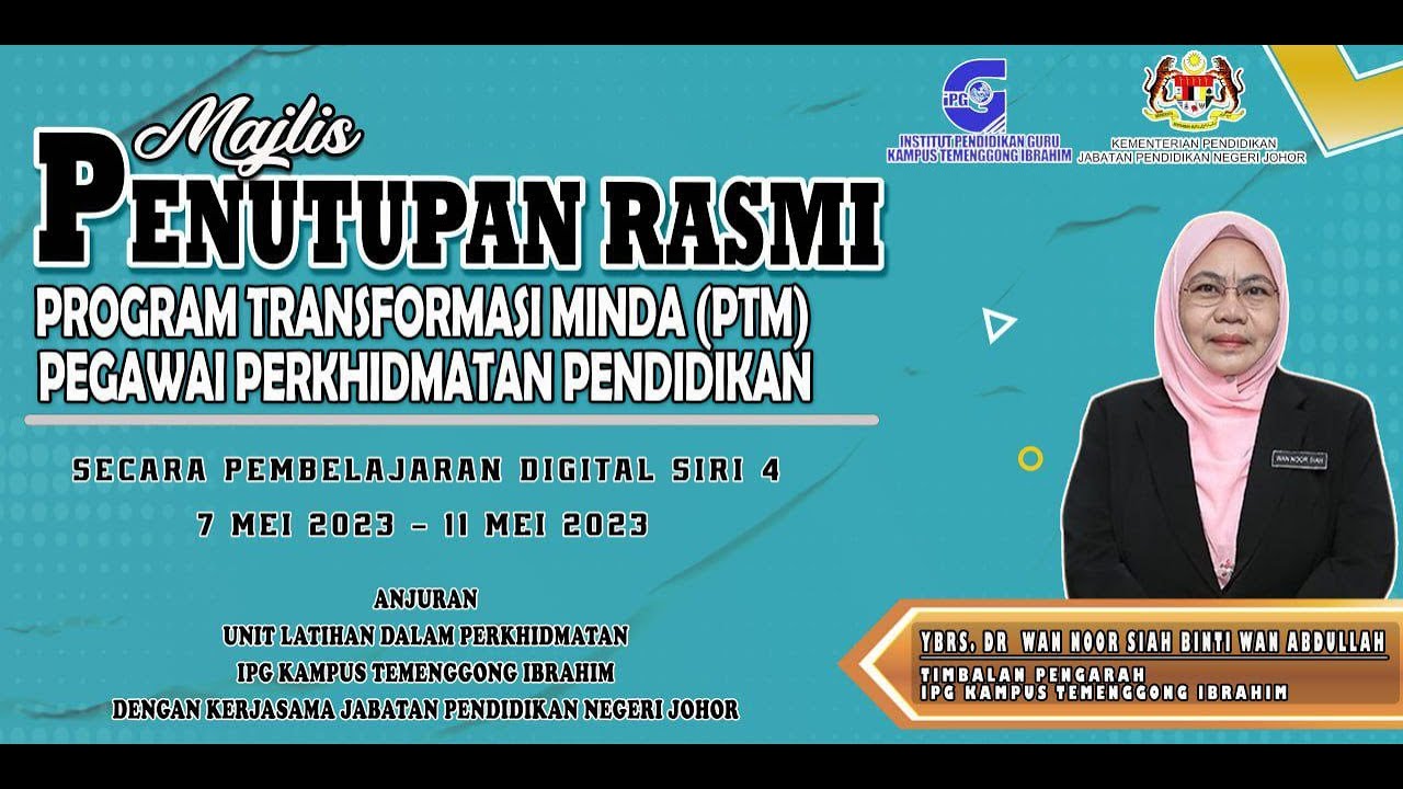 MONTAJ PROGRAM TRANSFORMASI MINDA IPGKTI SIRI 4 2023 - YouTube