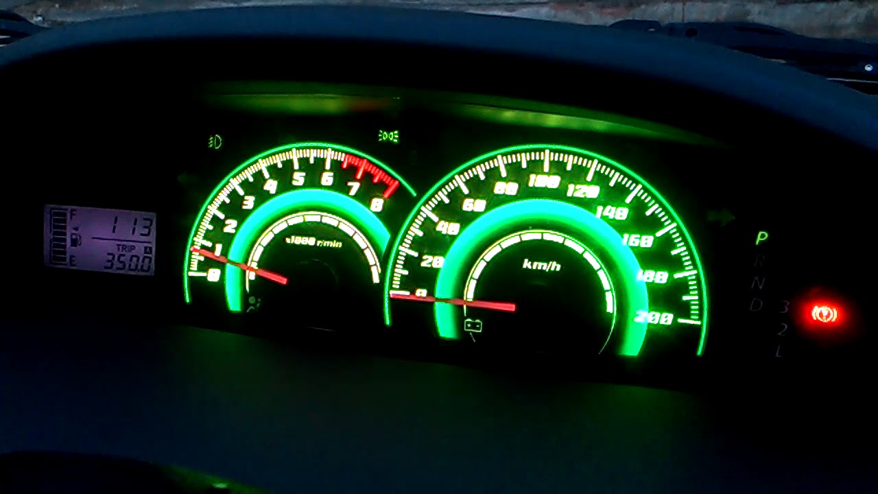 Vios Meter Modified LED - YouTube
