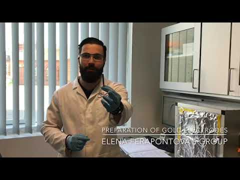 How to clean gold electrodes - YouTube