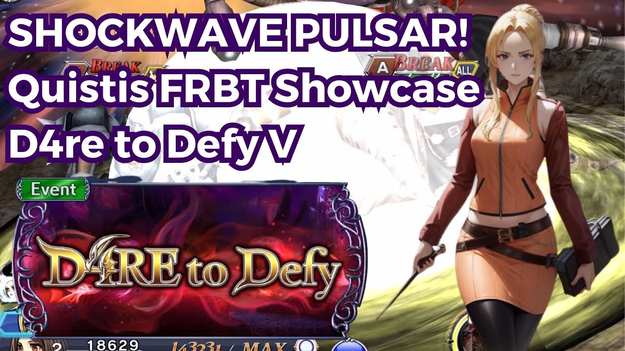Delay is back on the table! Quistis FRBT Showcase! D4re to Defy V [DFFOO GL] - YouTube