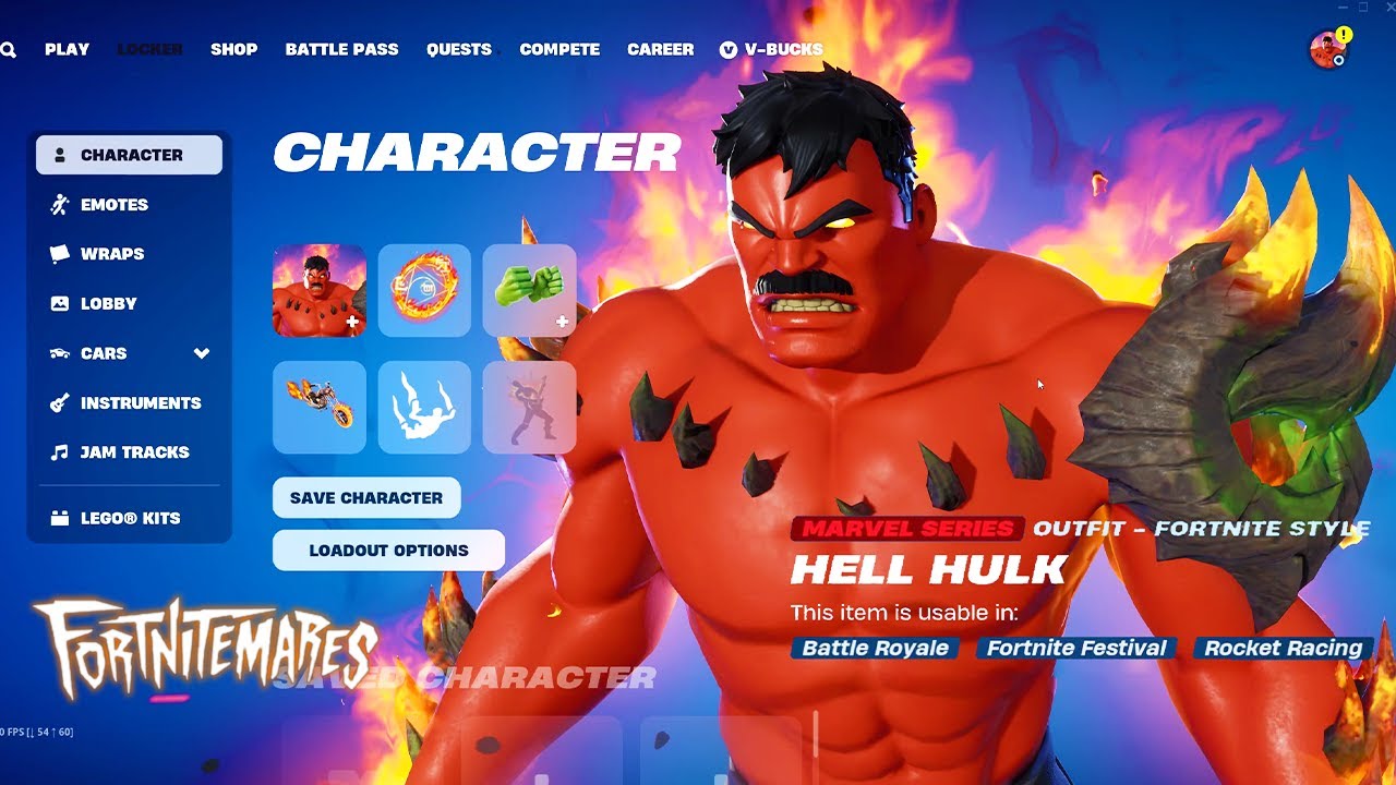 Who Else Wants a Custom RED HULK Skin in Fortnite? - YouTube