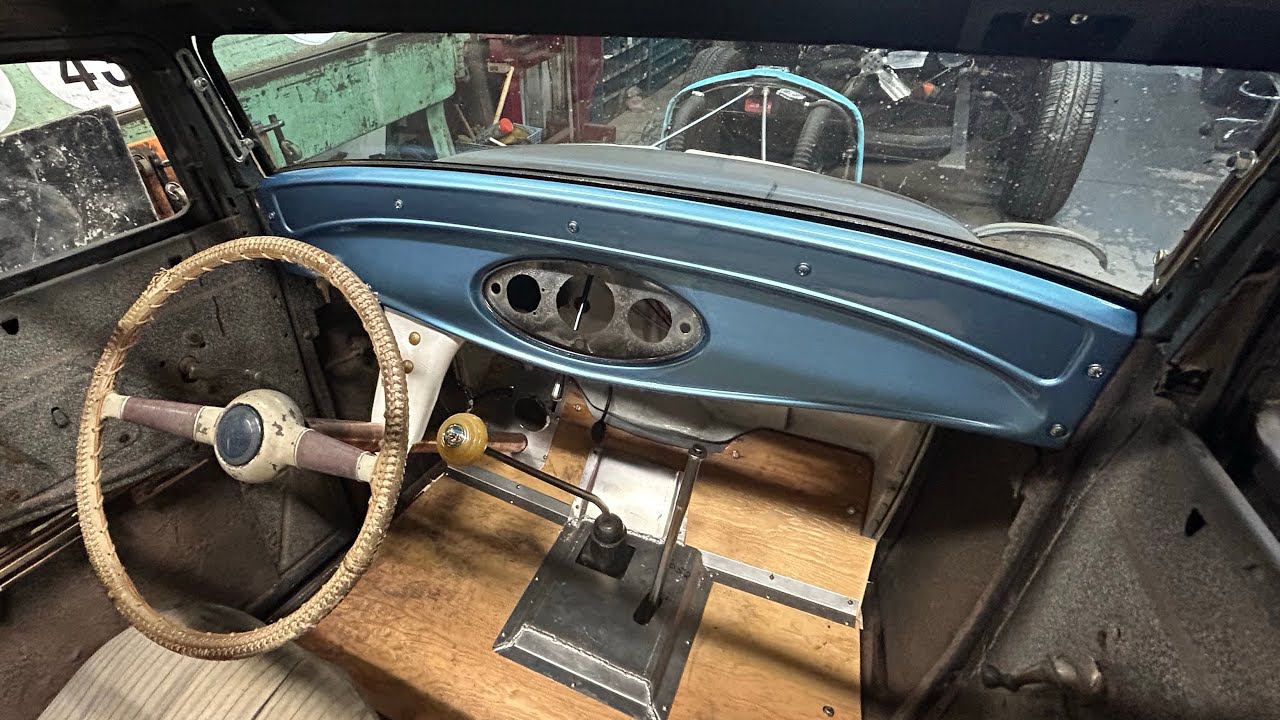 Painting a 32 Ford Dash. 32 Ford Build Part 31 - YouTube