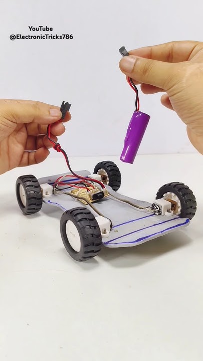 Rc car Powered by DC Motor /How To Make Remote car with DC motor ...