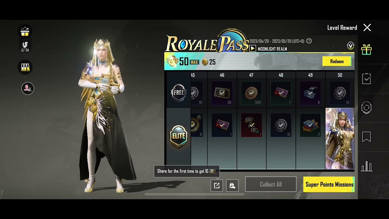 ROYAL PASS COLLECTING 50 RP MYTHIC IN JUST ONE CLICK 💁🏻👀 - YouTube