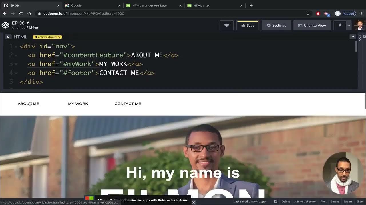 #10 HTML + CSS + Javascript ብትግርኛ hover pseudo class & jump links 1 - YouTube