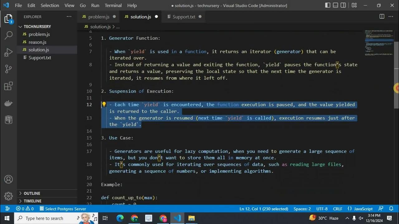 Understanding the yield Keyword in Python: How Generators Work Explained - YouTube