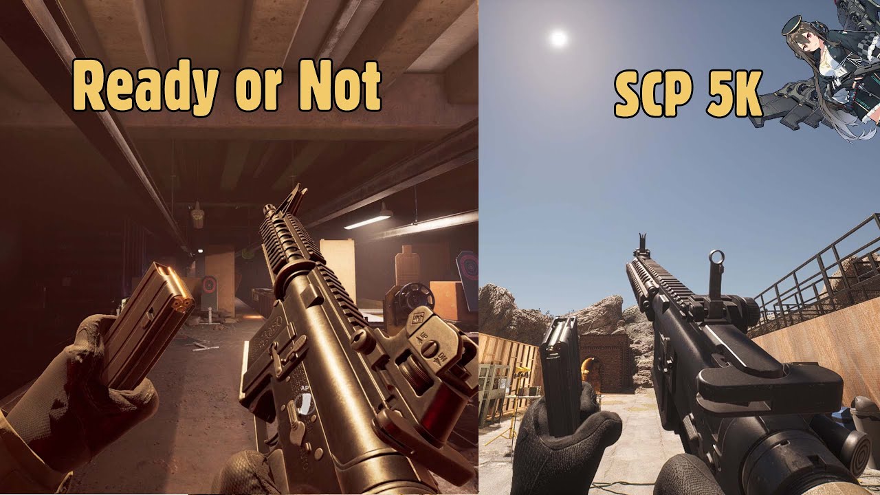 Ready Or Not vs SCP 5K Weapon Comparison - YouTube