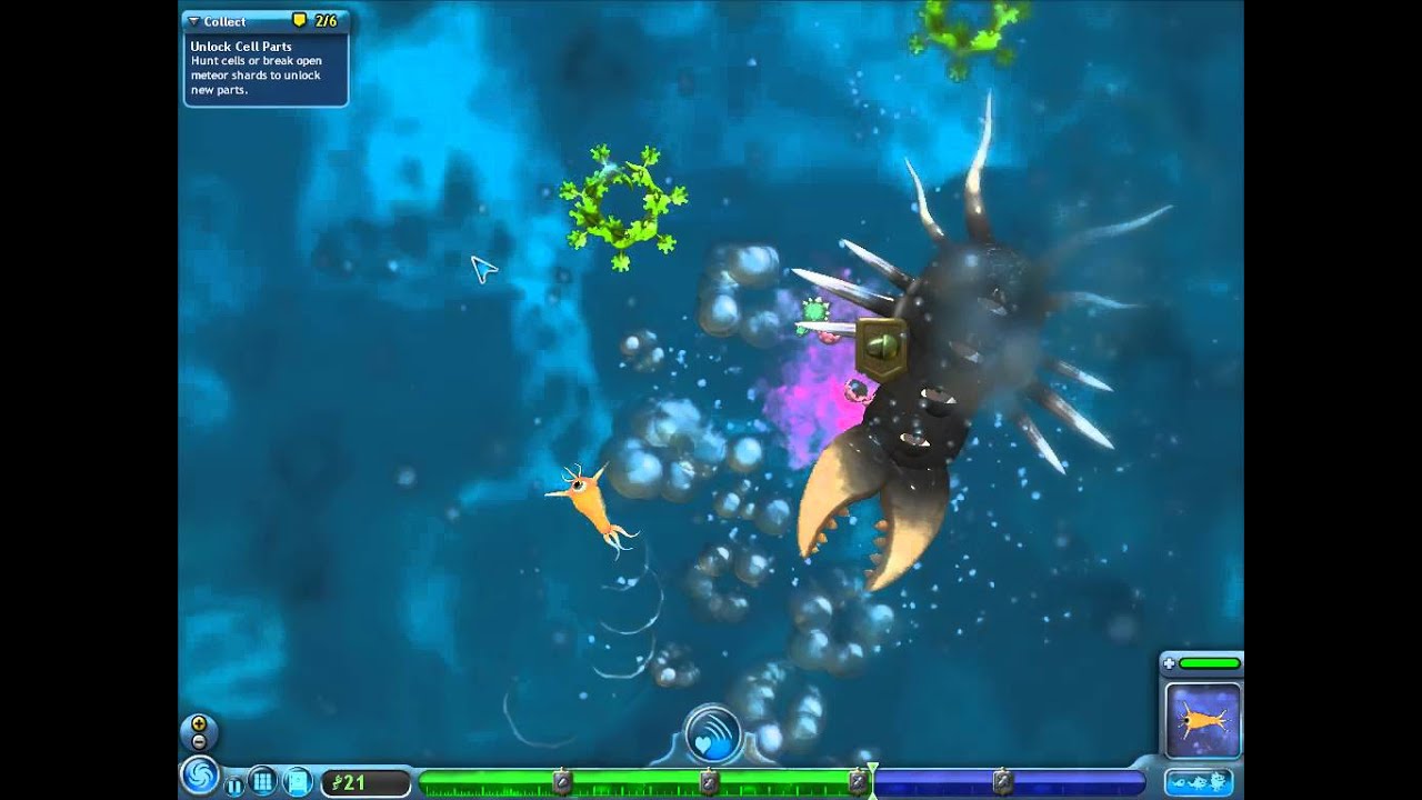 SPORE(TM) New Life As a Cell {1} - YouTube