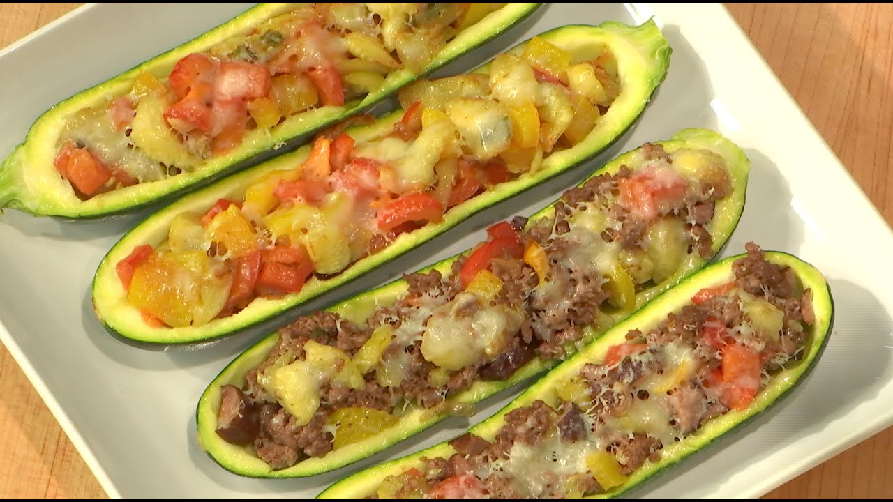 Zucchini Boats with Meat and Vegetables | Taste of Change E63 | - YouTube
