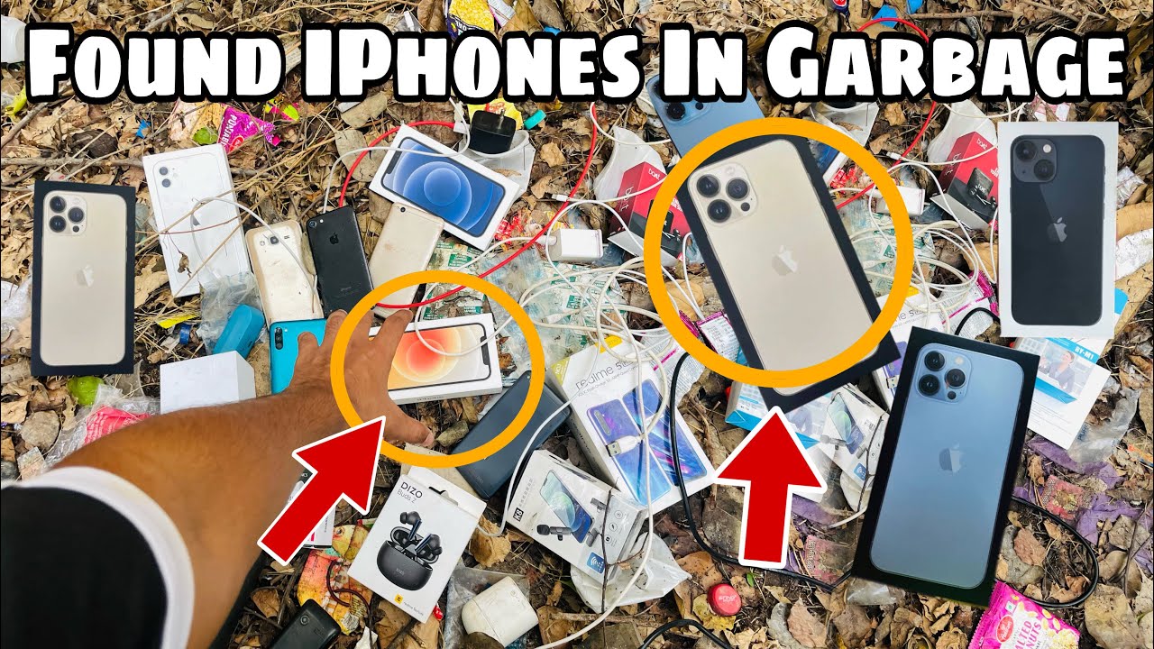 Found IPhones In Garbage 🤩 | कचरे में मिले Iphones | Amaan Vlog - YouTube