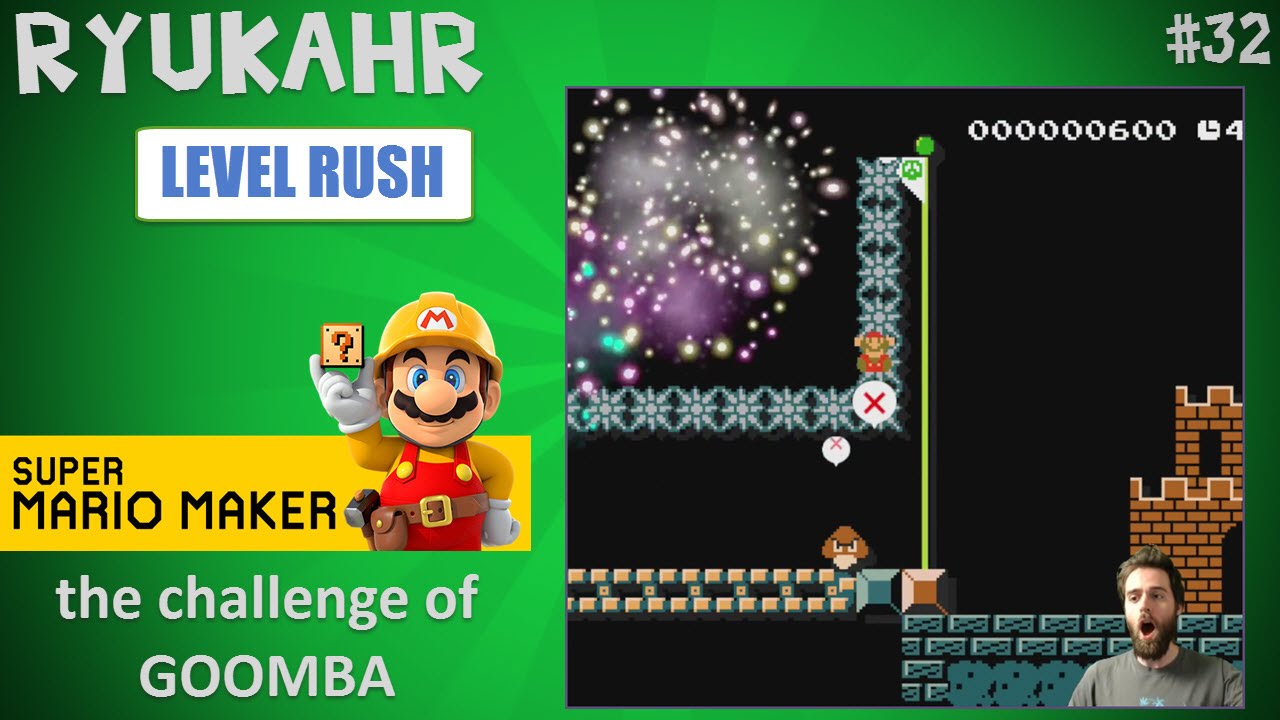 the challenge of GOOMBA | Super Mario Maker | Level Reaction Ep. 32 ...
