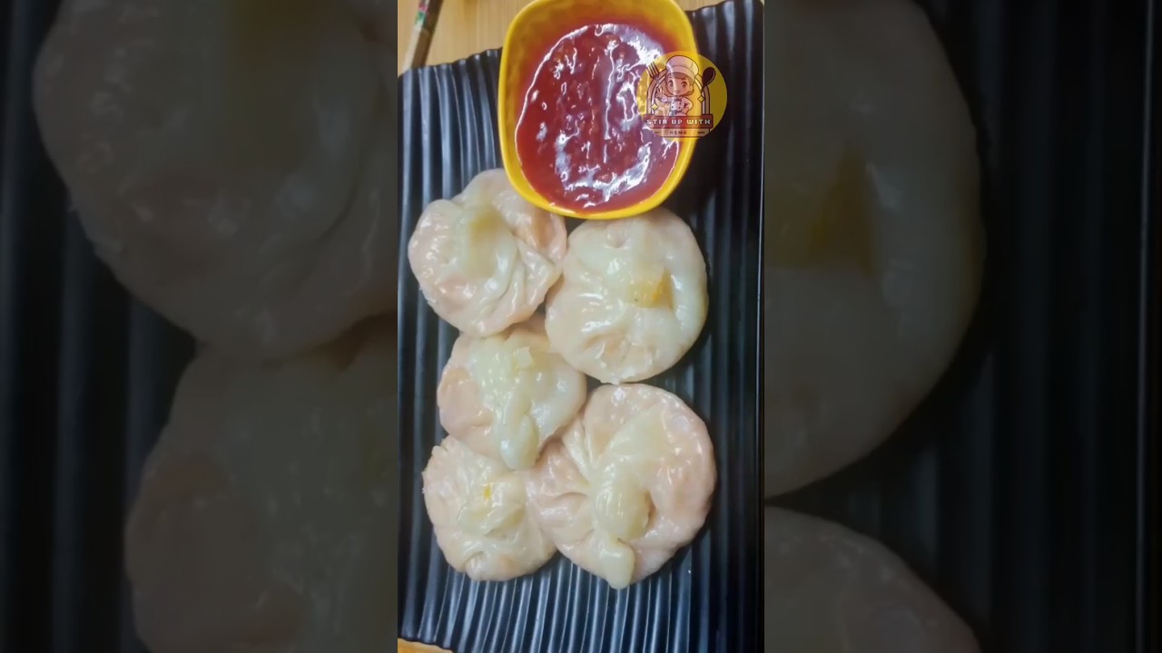 Cheesy Veg. Momo's recipe # Hot hot momo's - YouTube