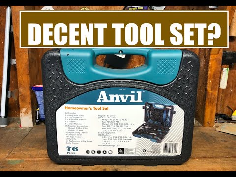 Home Depot’s ANVIL 76-Piece Tool Kit: Unboxing & Review! - YouTube