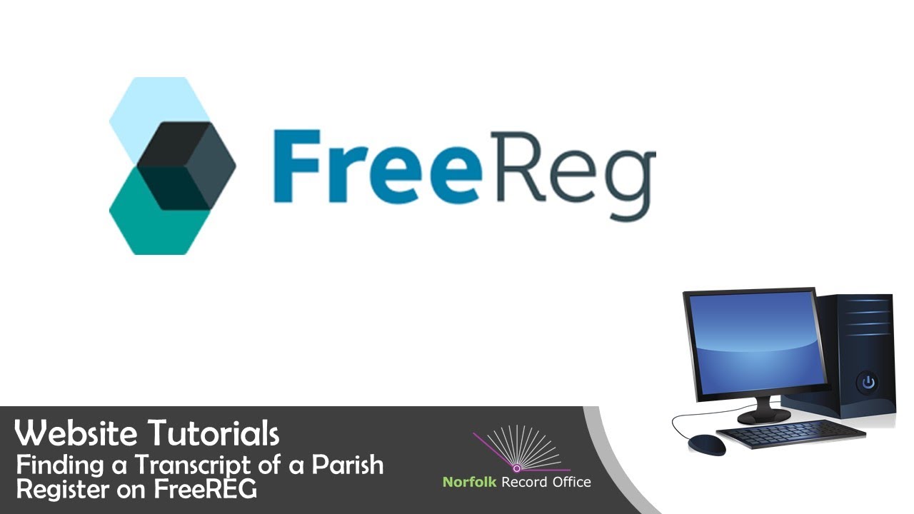 Finding a Transcript of a Parish Register on FreeREG - YouTube