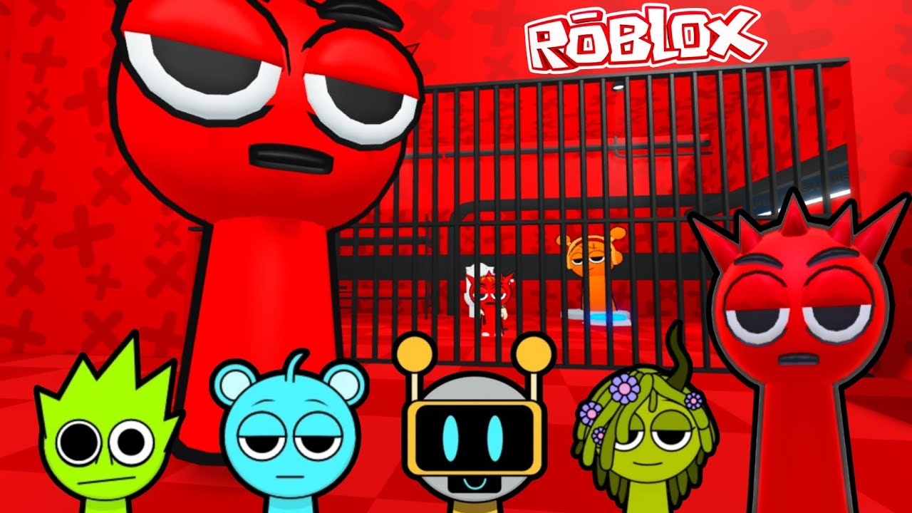 Sprunki Raddy Plays Sprunki Raddy Prison Run Obby in ROBLOX ...