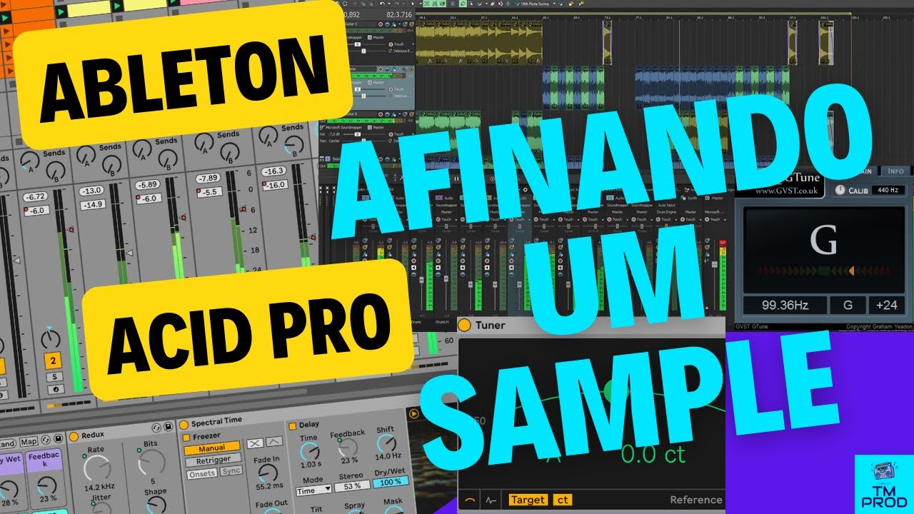 AFINANDO UM SAMPLE NO ACID PRO E NO ABLETON LIVE - YouTube