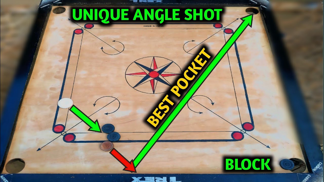 top 5 new type master pocket tricks this is always faces in carrom||🥰 ...