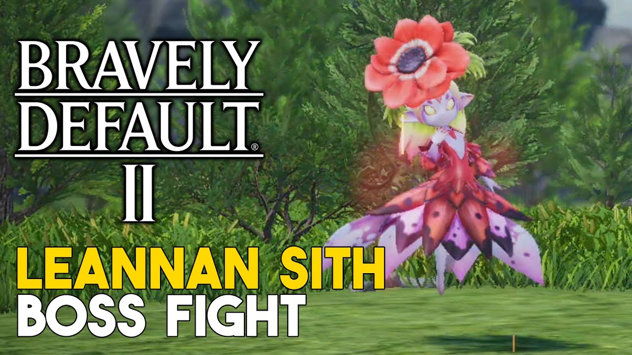 Bravely Default 2 Leannan Sith Boss Fight - YouTube
