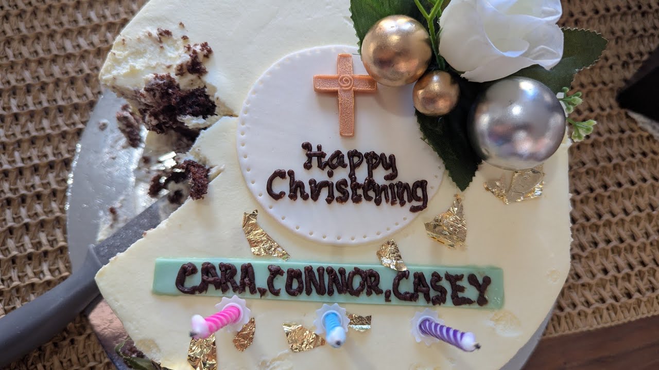 Cara, Connor and Casey - Christening - YouTube