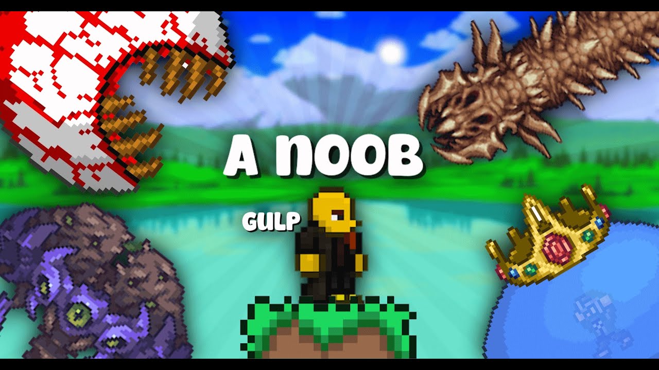 A Terraria Noob Tries To Beat Calamity - YouTube