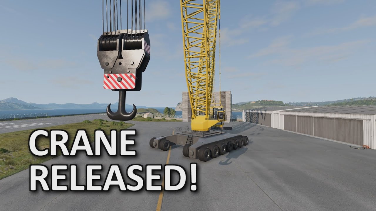 VM1200 Heavylift Crane - released | BeamNG.drive - YouTube