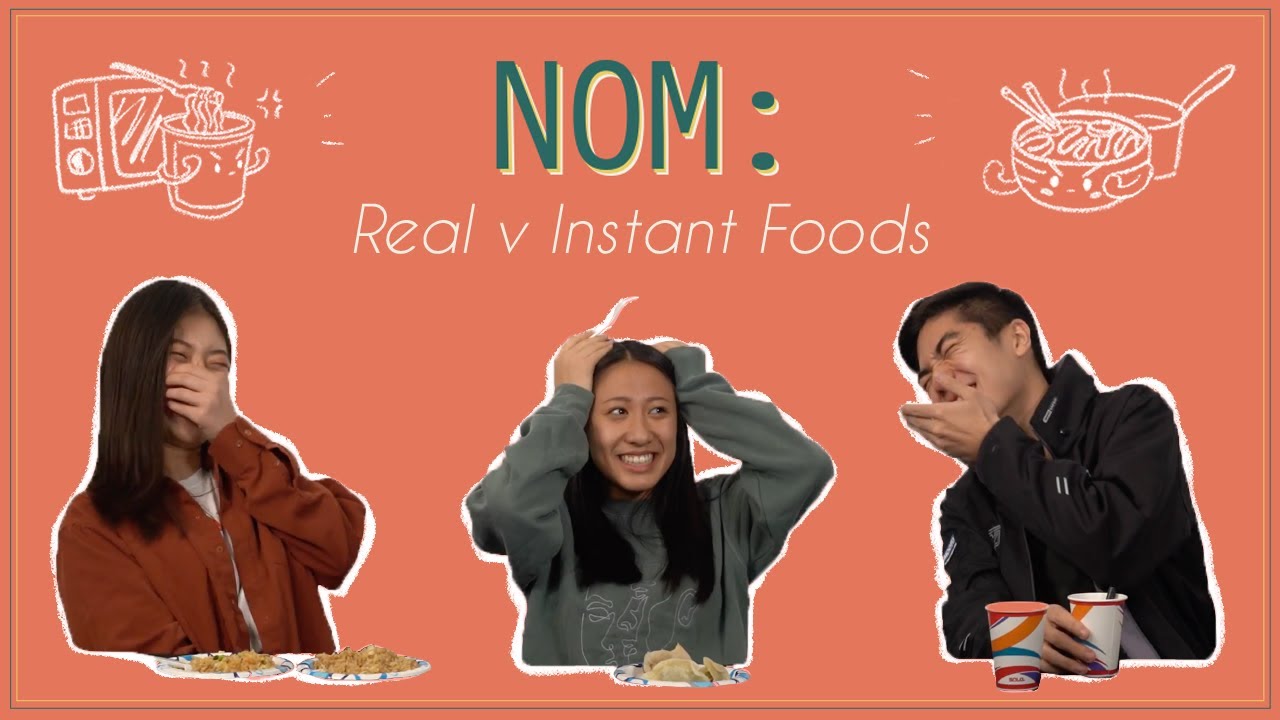 NOM: Real vs. Instant Foods - YouTube