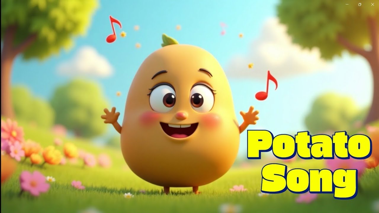 Potato Song 🥔🎵 | Funny Dancing Potato | Nursery Rhyme & Kids Song ...