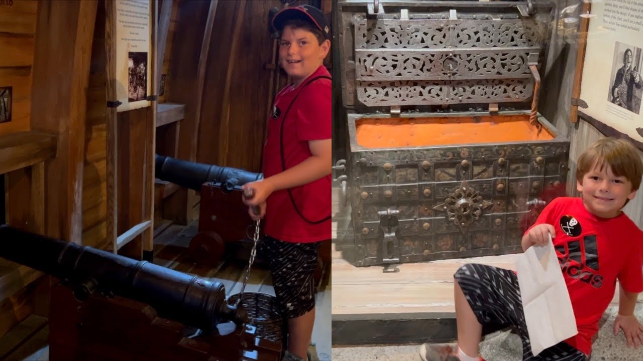 Visiting The Pirate & Treasure Museum (Firing Cannons & Pirate Ship ...