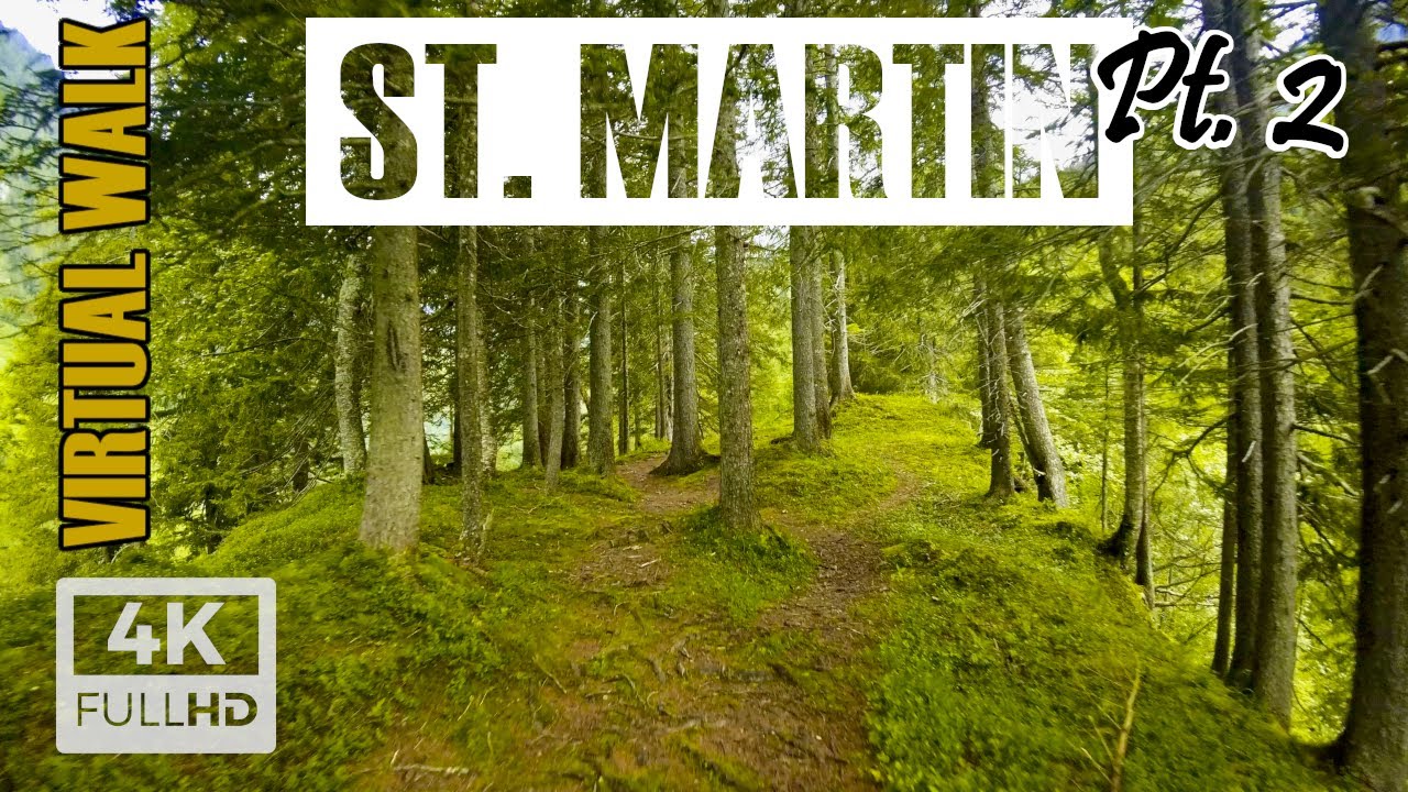 4K Virtual Nature Walk | Peaceful Stroll in Sankt Martin 🇨🇭 | Relaxing ...