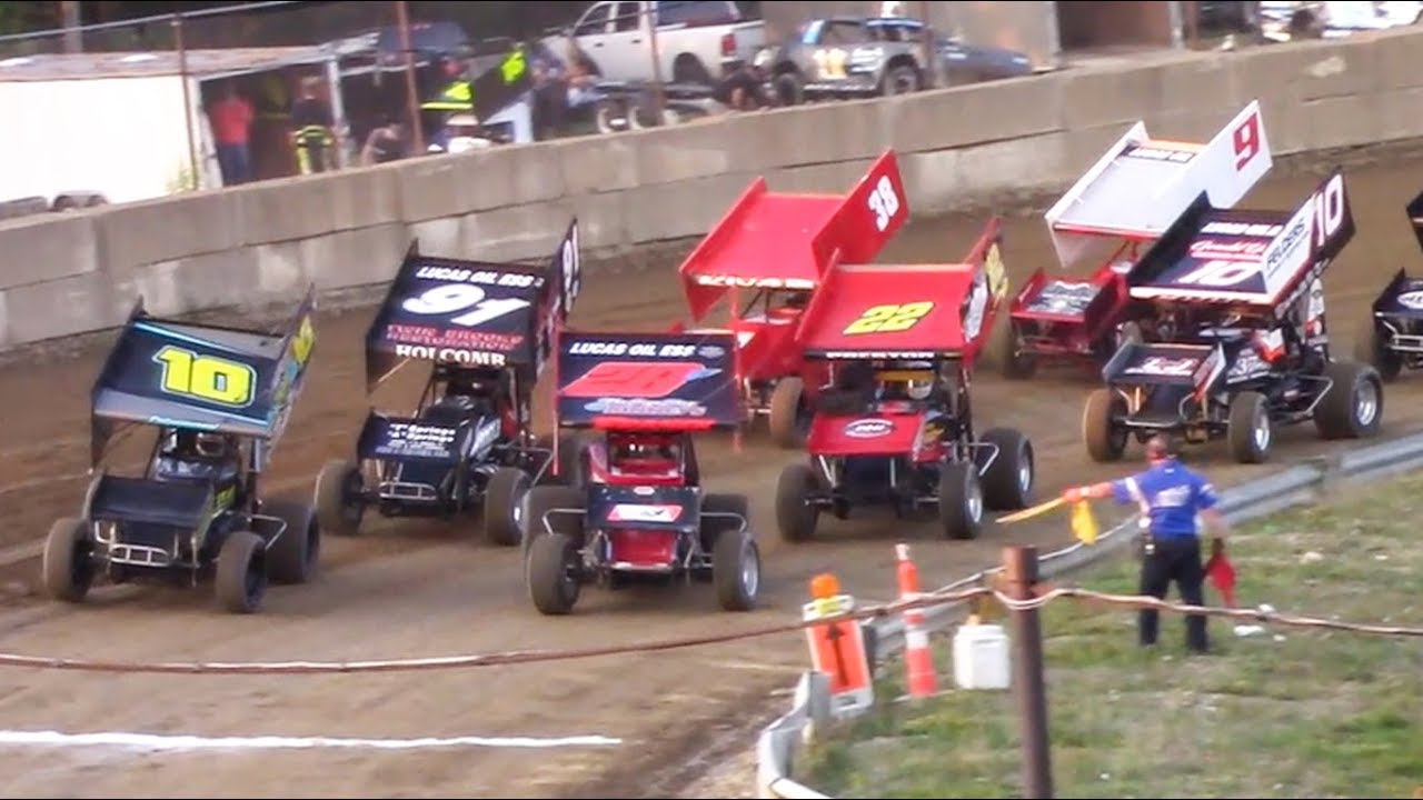 ESS 360 Sprint Car Heat Two | Freedom Motorsports Park | 7-26-19 - YouTube
