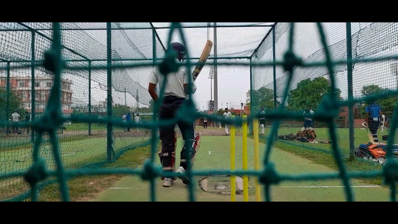 U23 pleyar Manish Tank Nets Practice by Power Hitting - YouTube