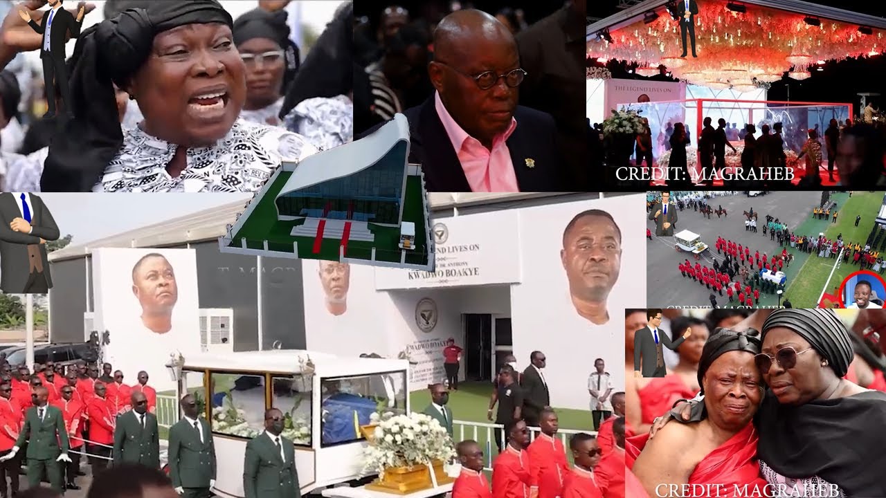 The Mind Blowing NEW Biggest Funeral in Ghana - YouTube