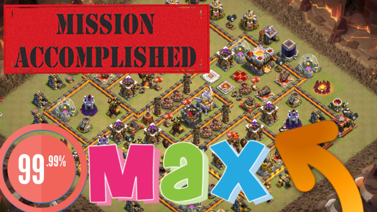 Clash Of Clans - 99.9% TH11 MAX = GAME COMPLETED?! - YouTube