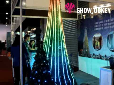 How to make a LED Christmas tree with LED strips - YouTube