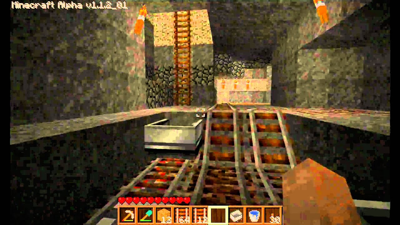 Minecraft Video #5 - Mineshaft 4 (biggest mine yet) - YouTube