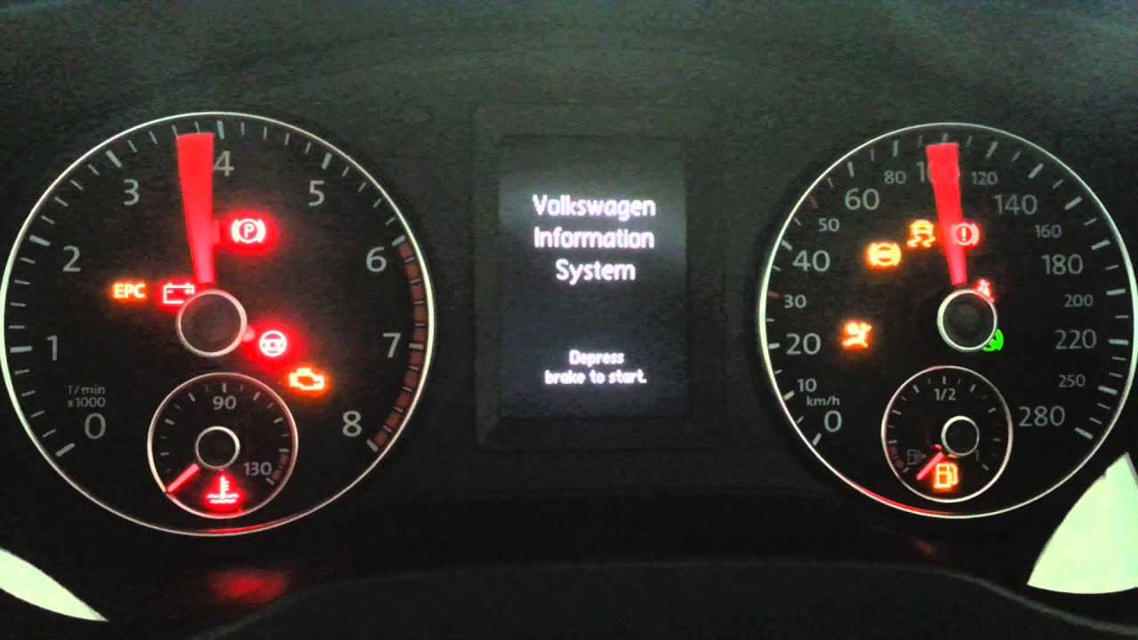 Jetta Mark 6 Staging on Instrument Cluster - YouTube