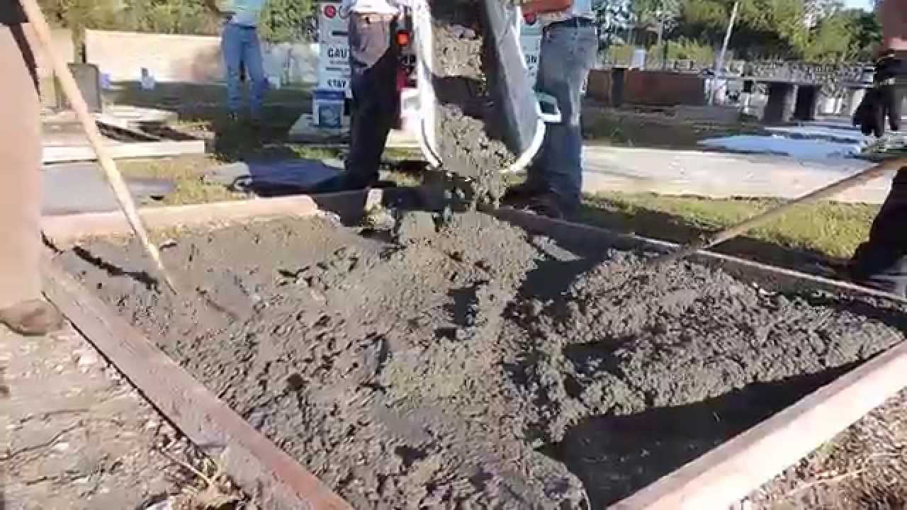 Seminar 10. 9 ,2014 Stamped Concrete Demonstration - YouTube