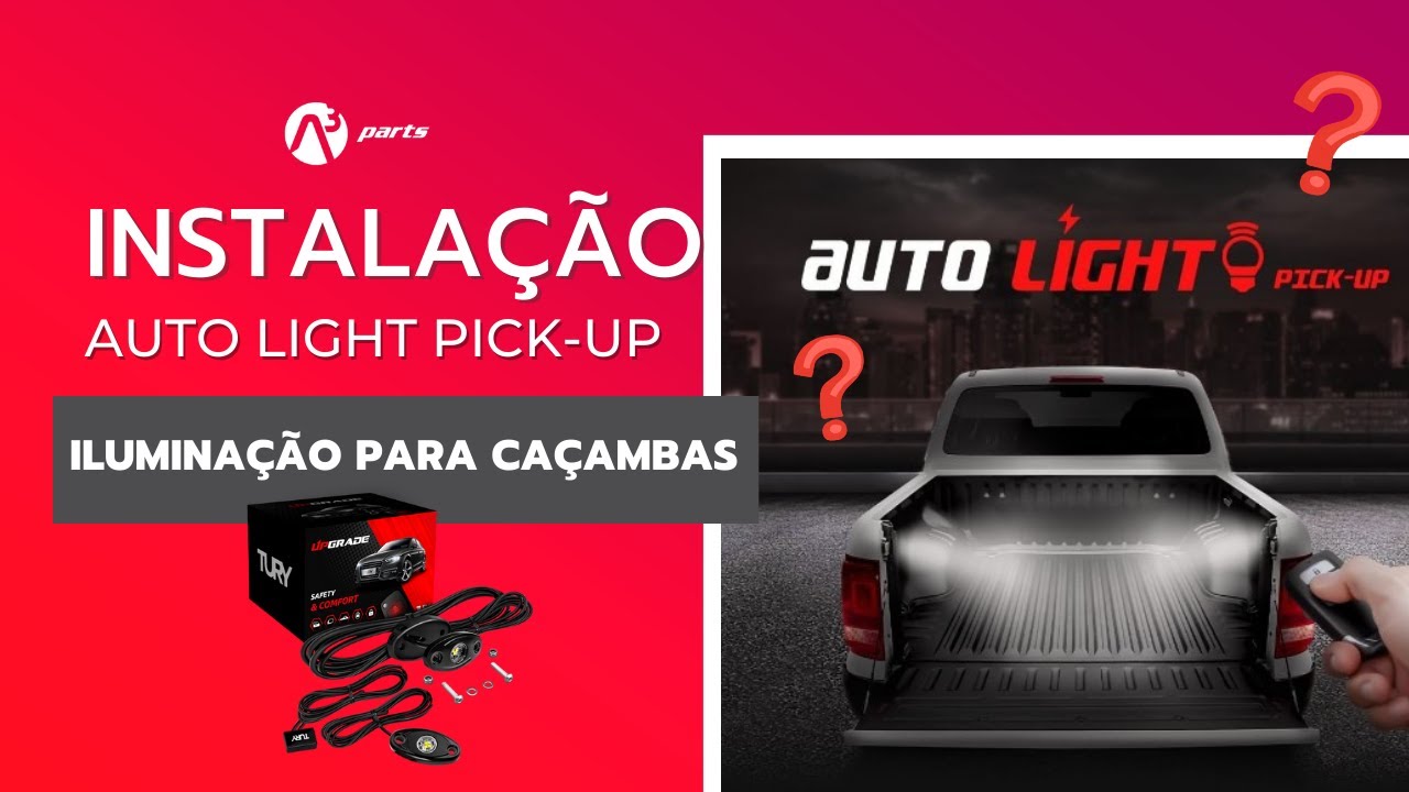 Auto Light Pick Up Tutorial de Instalação Tury - YouTube