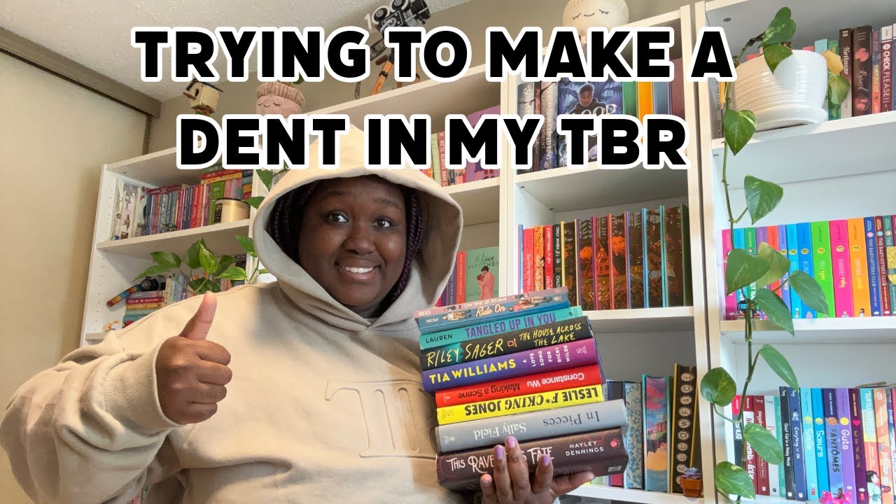 attempting to make a big dent in my tbr 📚 - YouTube