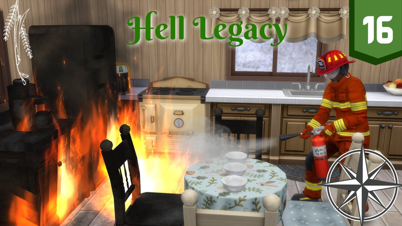 It's not the hell legacy without fires | Sims 4 Hell Legacy EP 16 - YouTube