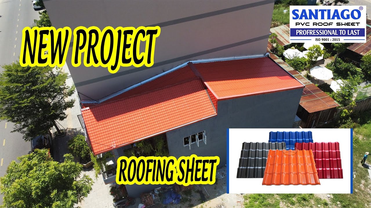 Santiago ASA PVC Roofing Sheet Good Quality Project - Amazing !!! - YouTube