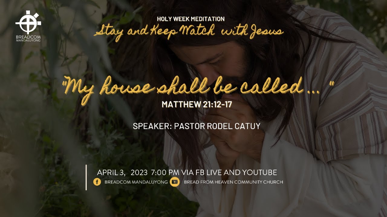 April 3, 2023 Holy Week Meditation - YouTube